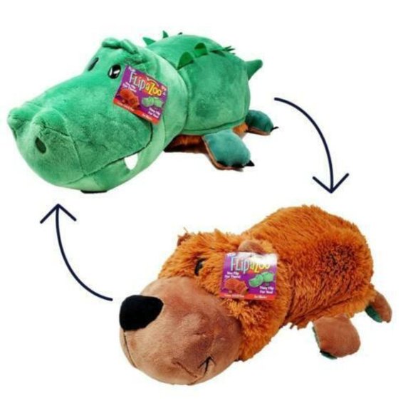 Flipazoo | Toys | Flipazoo 2 Gorgo Grizzly Bear Axel Alligator Plush Stuffed Animal | Poshmark